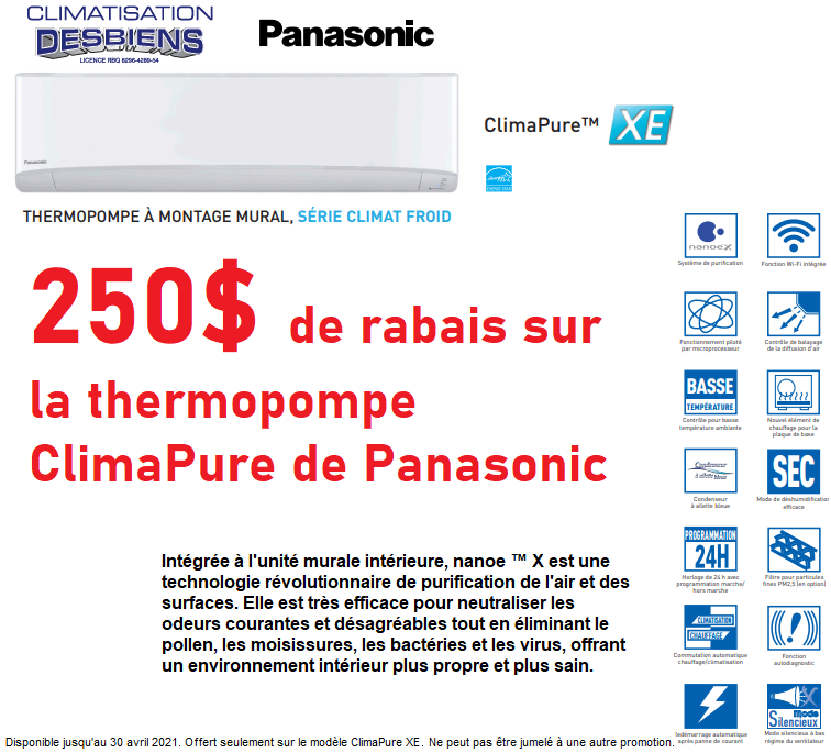 Nos Promotions | Climatisation Desbiens