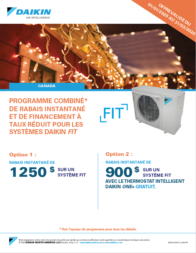 Nos Promotions | Climatisation Desbiens